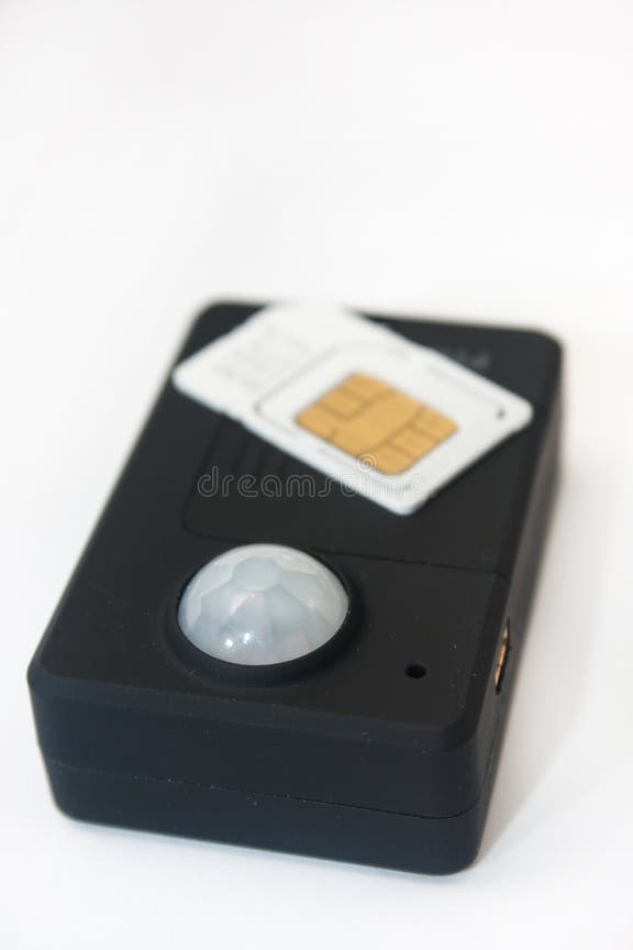Gsm Pir Motion Detector Sensor Alarm with Sim Card Stock Photo - Image ...