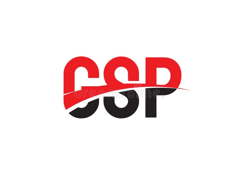 GSP Letter Initial Logo Design Vector Illustration Stock Vector ...