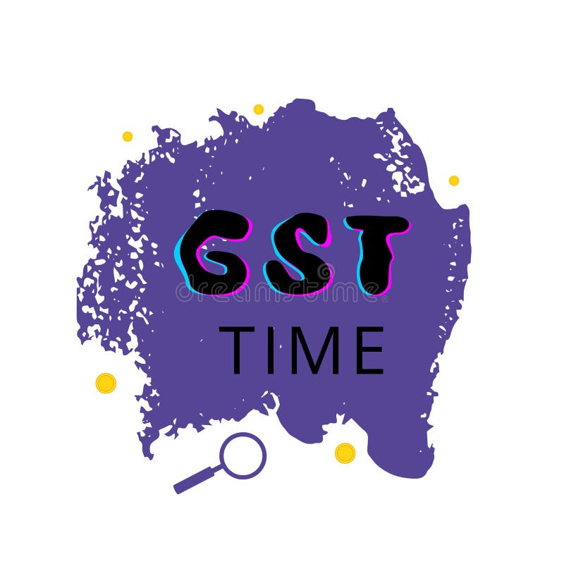 GST Card. Vector Illustration. Stock Vector - Illustration of taxpayer ...