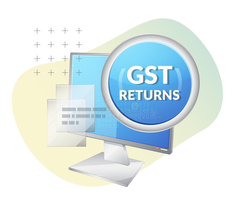 GST Compliance - Return Filing Date - Illustration Stock Illustration ...
