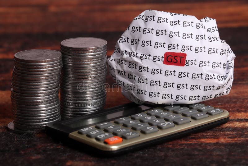 Gst tax stock image. Image of communication, paper, shot - 165611075