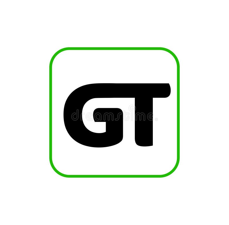 GT Company Name Initial Letters Monogram. GT Joined Letters on Green ... GT Company Name Initial Letters Monogram. GT Joined Letters on Green ...