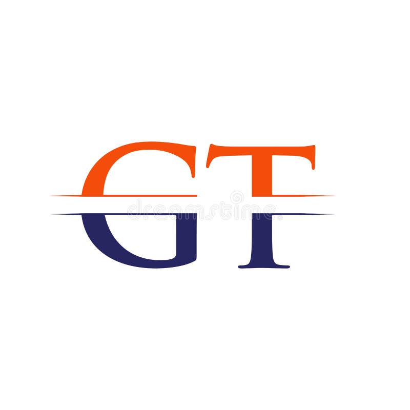 GT Letter Type Logo Design Vector Template. Abstract Letter GT Logo ...