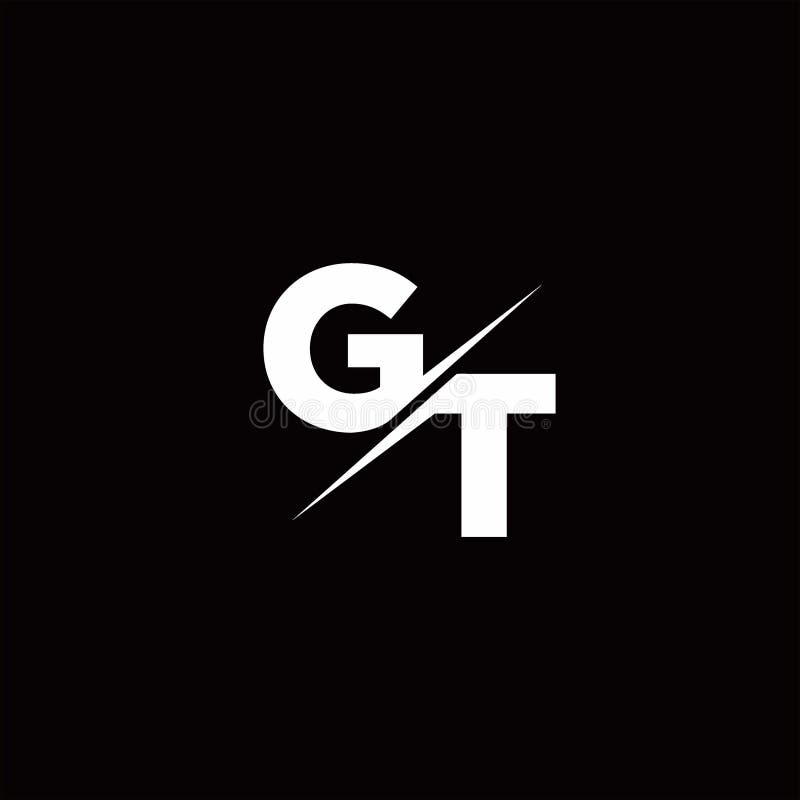 GT Logo Letter Monogram Slash with Modern Logo Designs Template Stock ...
