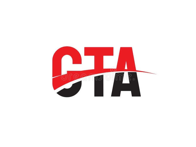 GTA Letter Initial Logo Design Vector Illustration Stock Vector ...