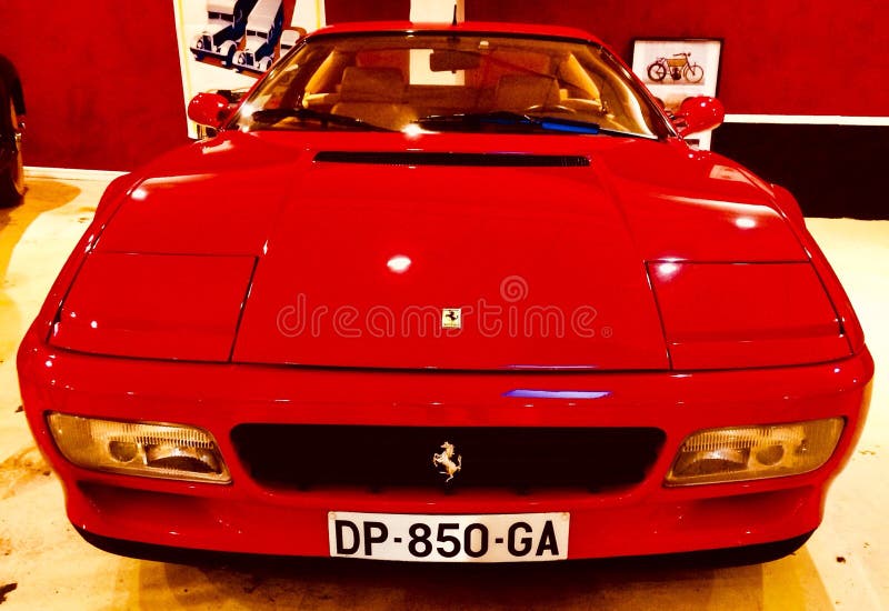 Ferrari testarosa editorial image. Image of hallyday - 110692105