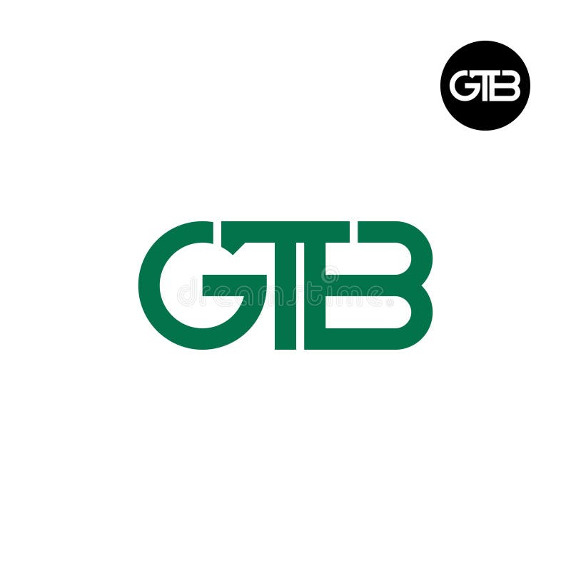 GTB Logo Letter Monogram Design Stock Vector - Illustration of ...