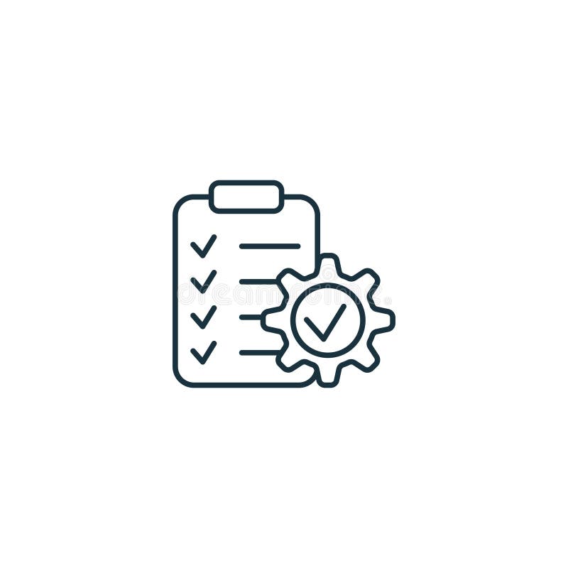 Gtd Outline Icon Monochrome Simple Sign From Productivity Collection