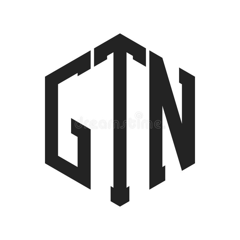 GTN Logo Design. Initial Letter GTN Monogram Logo Using Hexagon Shape ...