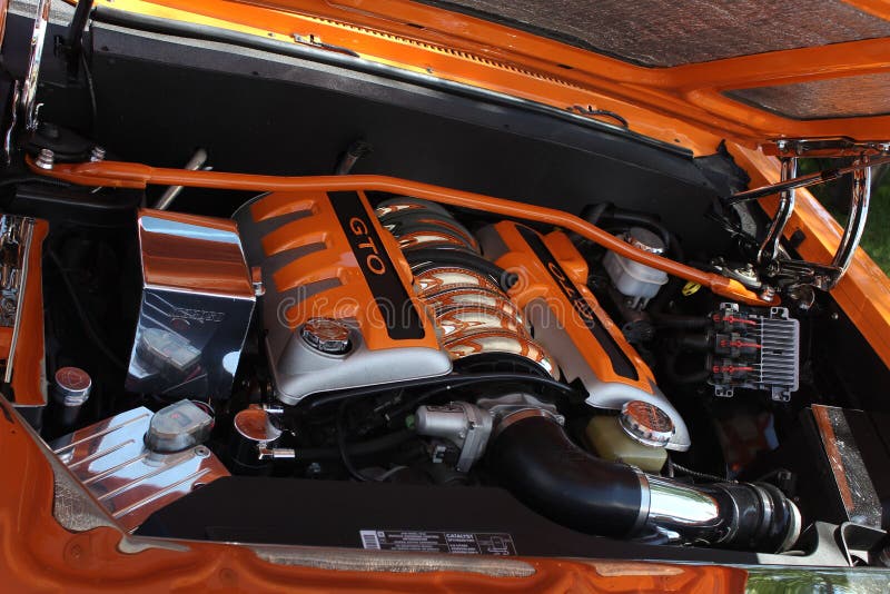 GTO Engine editorial photo. Image of pontiac, automobile - 41256441