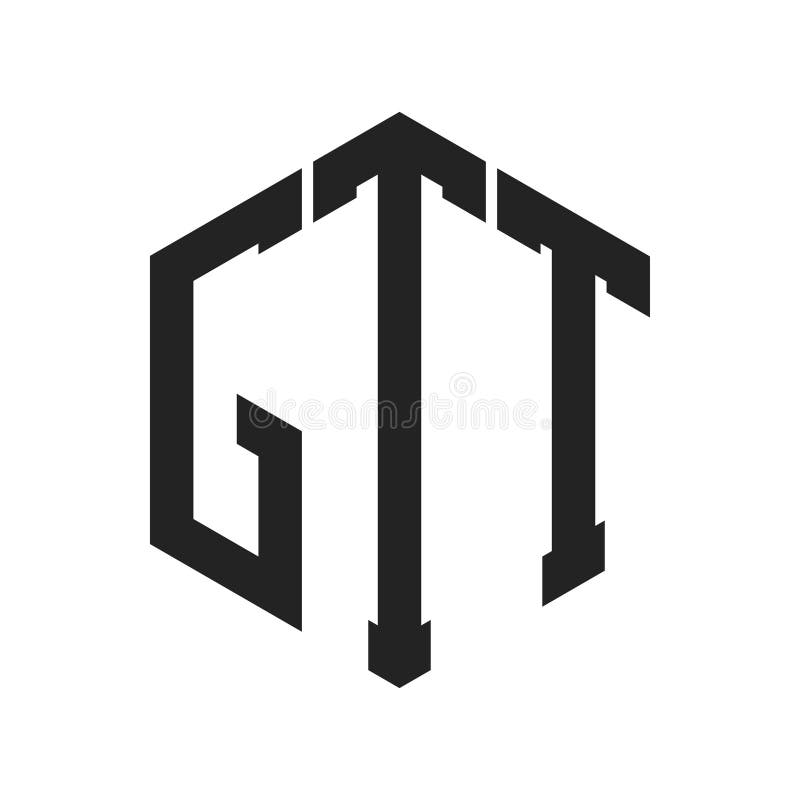 GTT Logo Design. Initial Letter GTT Monogram Logo Using Hexagon Shape ...