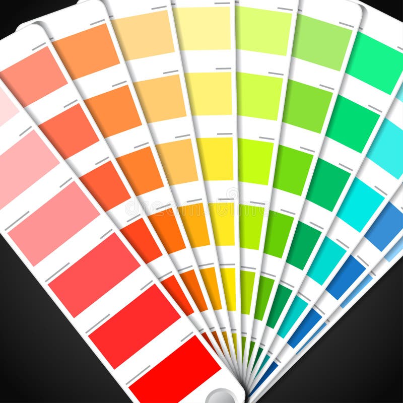 Gama De Colores Del Arco Iris Ilustración del Vector - Ilustración de ...