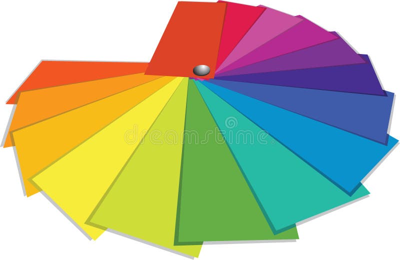 Guía del color ilustración del vector. Ilustración de paleta - 13486865
