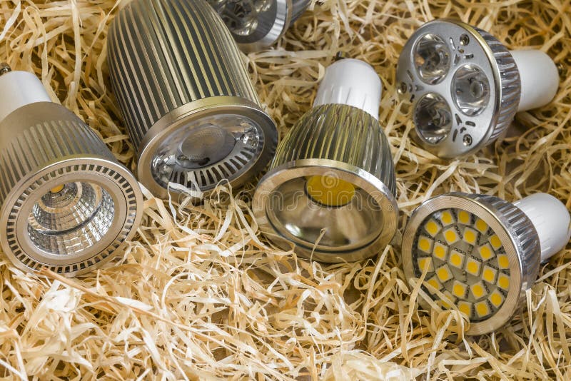 GU10 LED Bulbs with Different Cooling, Optics and Reflectors Al Stock ...