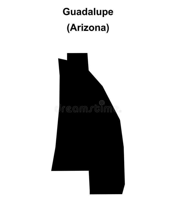 Guadalupe outline map stock vector. Illustration of icon - 385909673