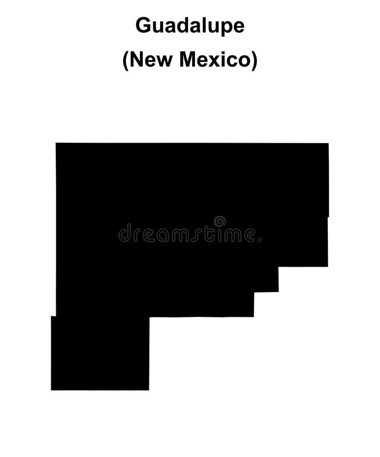 Guadalupe outline map stock vector. Illustration of design - 361727266