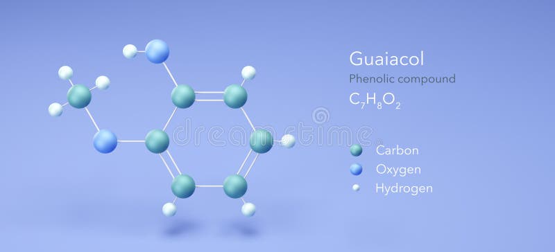 Guaiacol Molecule Stock Illustrations – 37 Guaiacol Molecule Stock ...