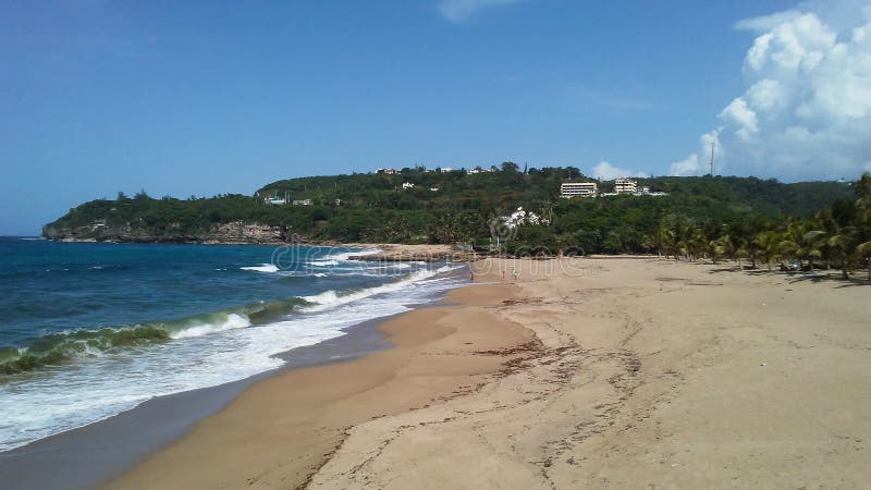 Guajataca Beach stock photo. Image of puerto, beach, rico - 94533786