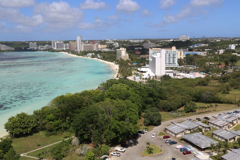 Guam foto de archivo. Imagen de palma, playa, isla, guam - 51096868