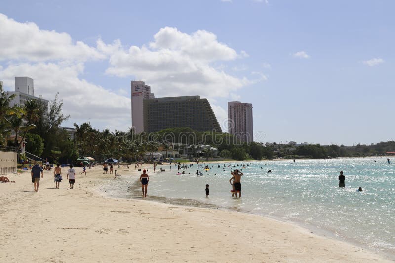 Guam foto de archivo. Imagen de palma, playa, isla, guam - 51096868