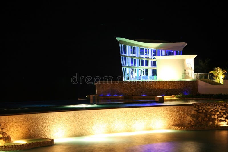 Guam Resort at night stock photo. Image of resort, tranquil - 17012498