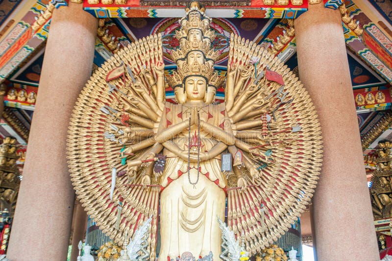 Guan Yin goddess. stock photo. Image of buddhist, spiritual - 69502298