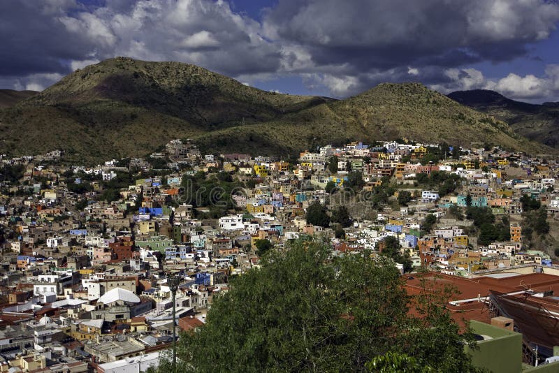 Guanajuato City Panarama stock photo. Image of mexico - 22655584