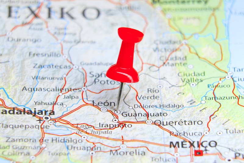Mexico Map Guanajuato Stock Photos - Free & Royalty-Free Stock Photos ...