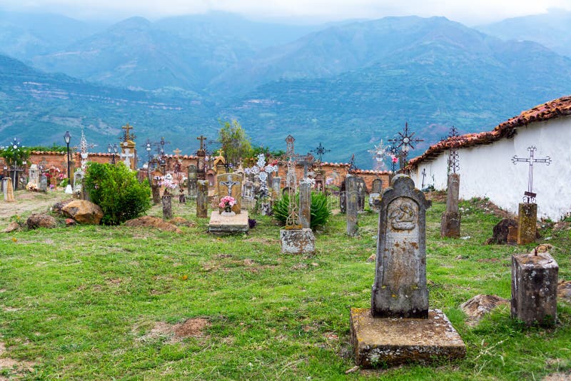 Guane, Colombia Cemetery editorial photo. Image of peace - 81490496