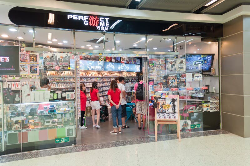 Guangzhou, Grandview Mall editorial stock photo. Image of chinese ...