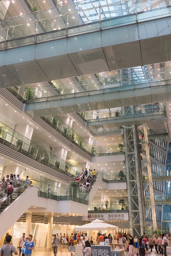 Guangzhou library editorial stock photo. Image of people - 55642583