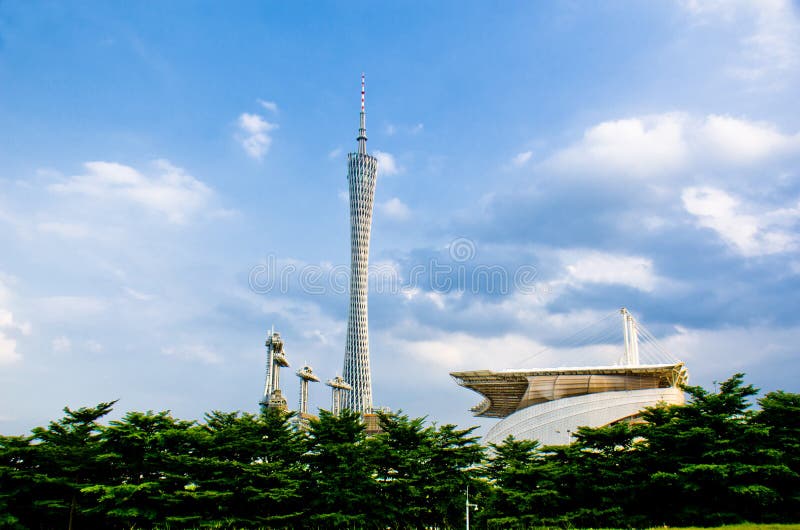 Guangzhou Tower editorial image. Image of asia, guangzhou - 45014235