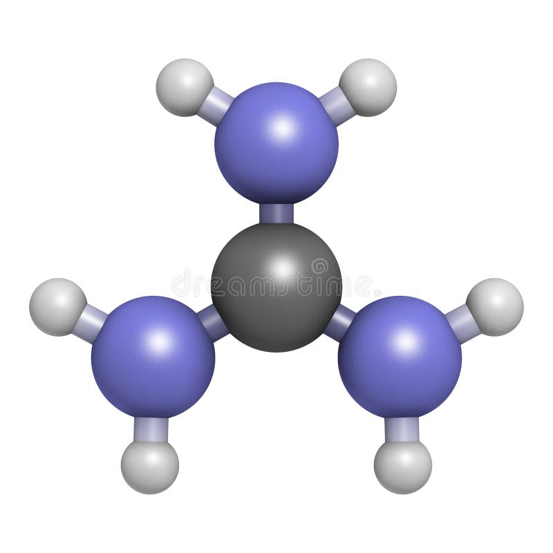 Guanidinium Cation Skeletal Formula. Protonated Form of Guanidine Stock ... Guanidinium Cation Skeletal Formula. Protonated Form of Guanidine Stock ...