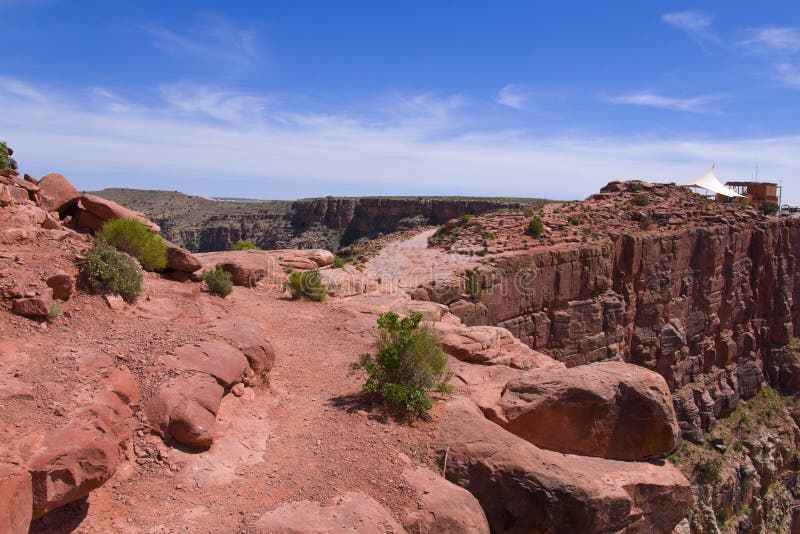 Guano Point at Grand Canyon S West Rim Stock Image - Image of formation ...