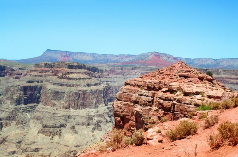 Guano Point West Rim Grand Canyon Stock Photo - Image of altitude ...