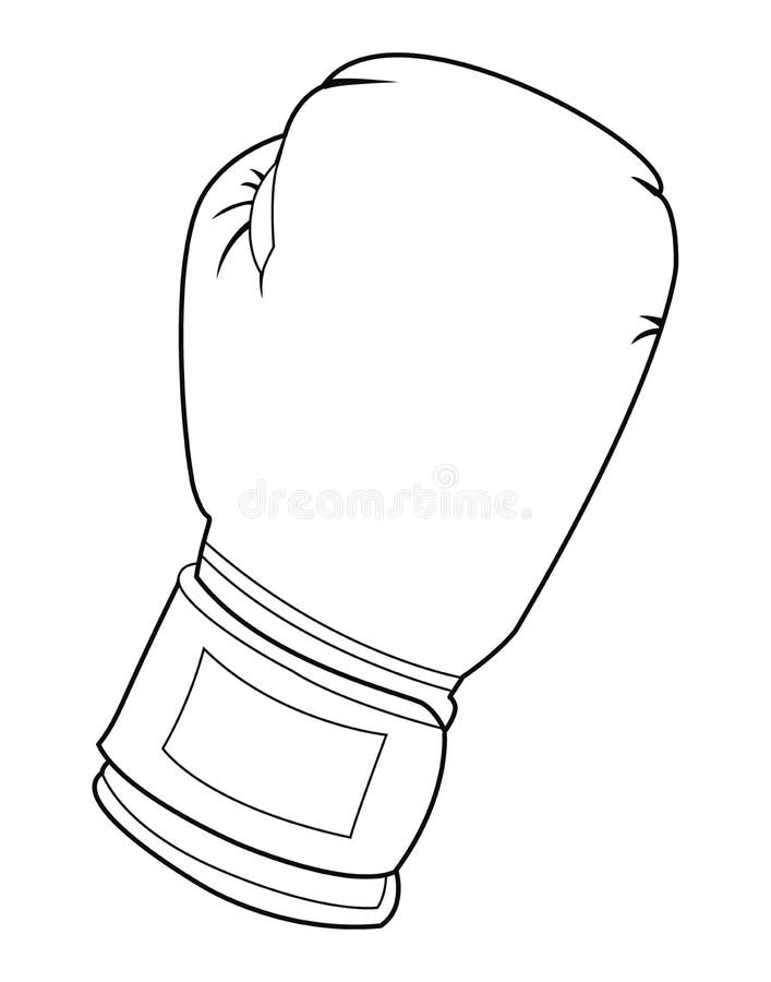 Vector De Silueta De Guante De Boxeo Vectores De Guantes De Boxeo De