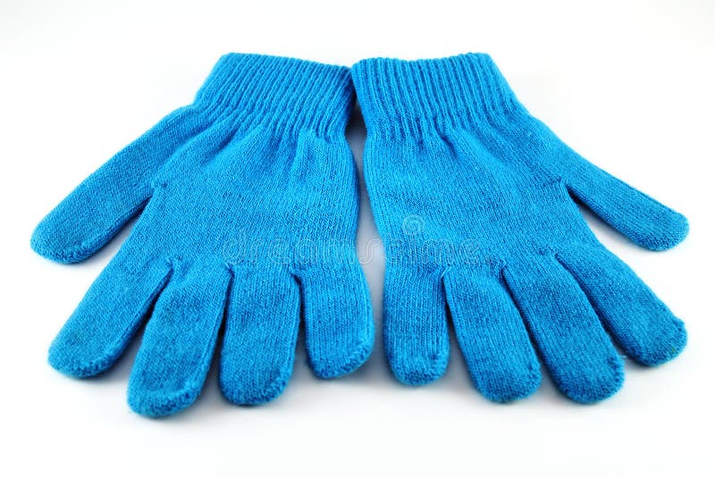 Guantes Azules Para Luchar En Un Fondo Blanco De Madera Foto de archivo ...