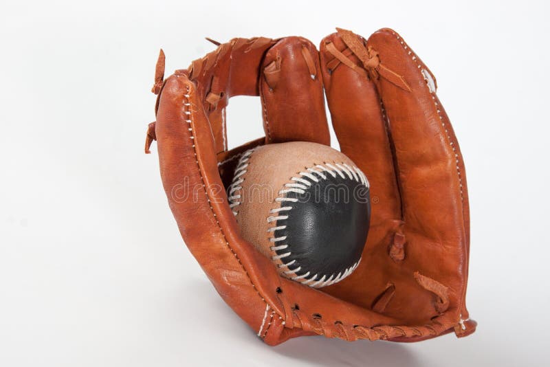 Guanto Da Baseball Con La Palla Immagine Stock - Immagine di sfera ...
