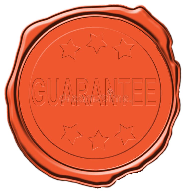 Guarantee stock illustration. Illustration of label, mark - 1673142
