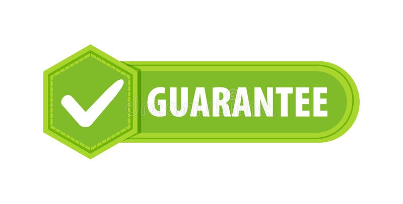 Guarantee Badge with a Check Mark. Label or Sticker Stock Vector ...