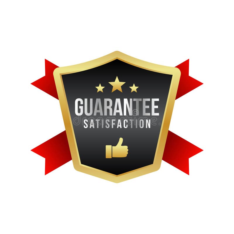 Guarantee Badge Vector Design Collection Stock Vector - Illustration of ...