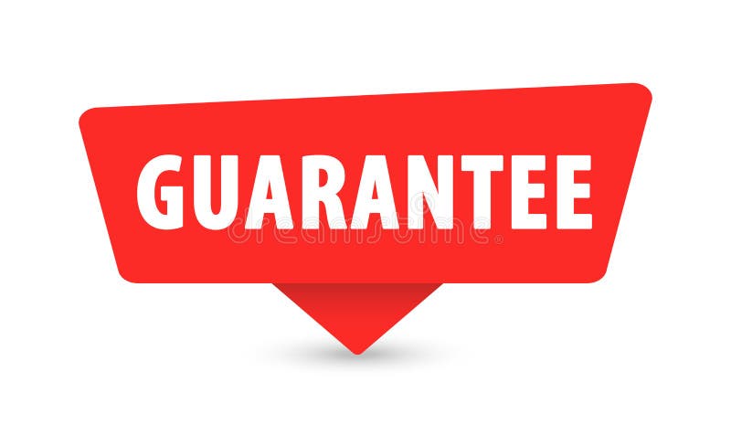 Guarantee - Banner, Speech Bubble, Label, Sticker, Ribbon Template ...