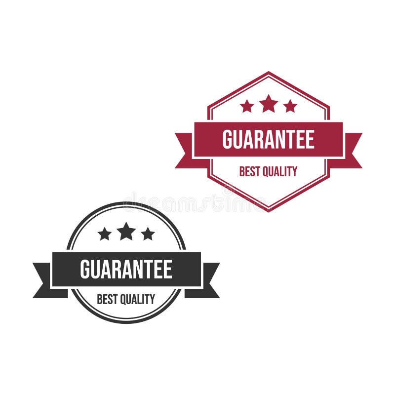 Guarantee Best Quality Tags Badge Vector Image Design Template Stock ...
