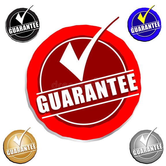 Guarantee Icon stock vector. Illustration of guaranteed - 7733364