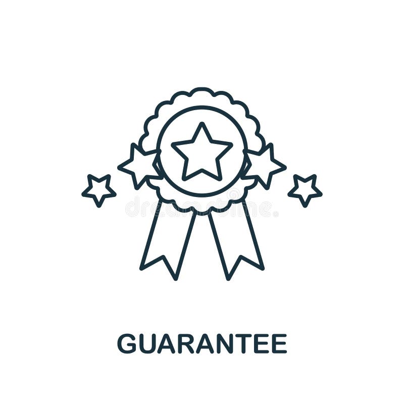 Guarantee Icon Outline Style. Thin Line Creative Guarantee Icon for ...