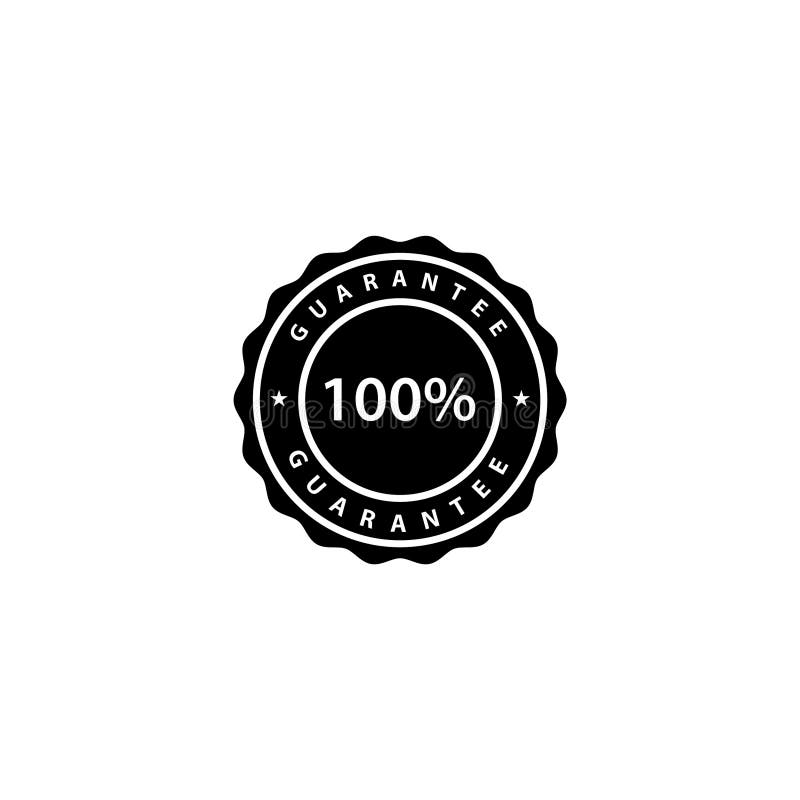Guarantee Icon Vector Logo Design Template Stock Vector - Illustration ...