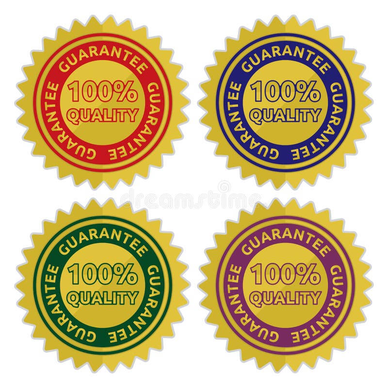 Guarantee label stock vector. Illustration of advertisement - 30638079