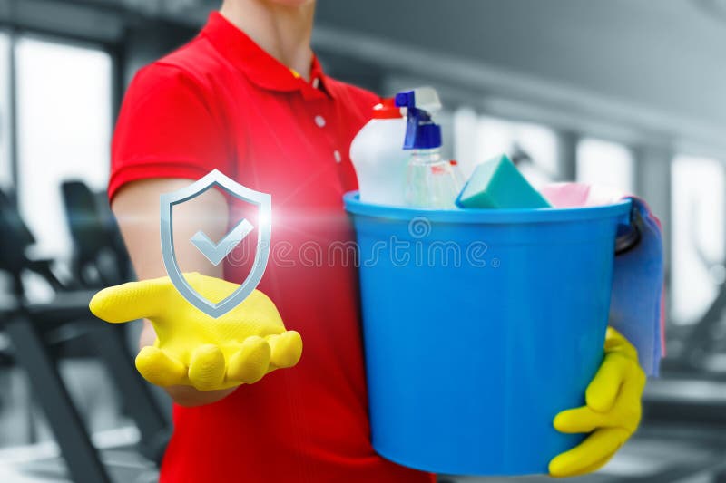 Guarantee of Quality Cleaning Services in Action Stock Image - Image of ...