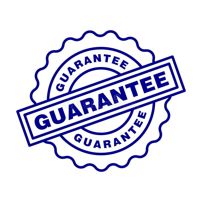 Guarantee Rubber Stamp Icon Vector Stock Vector - Illustration of ...