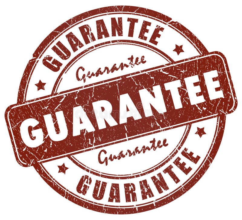 Guarantee stamp stock illustration. Illustration of risk - 1659306